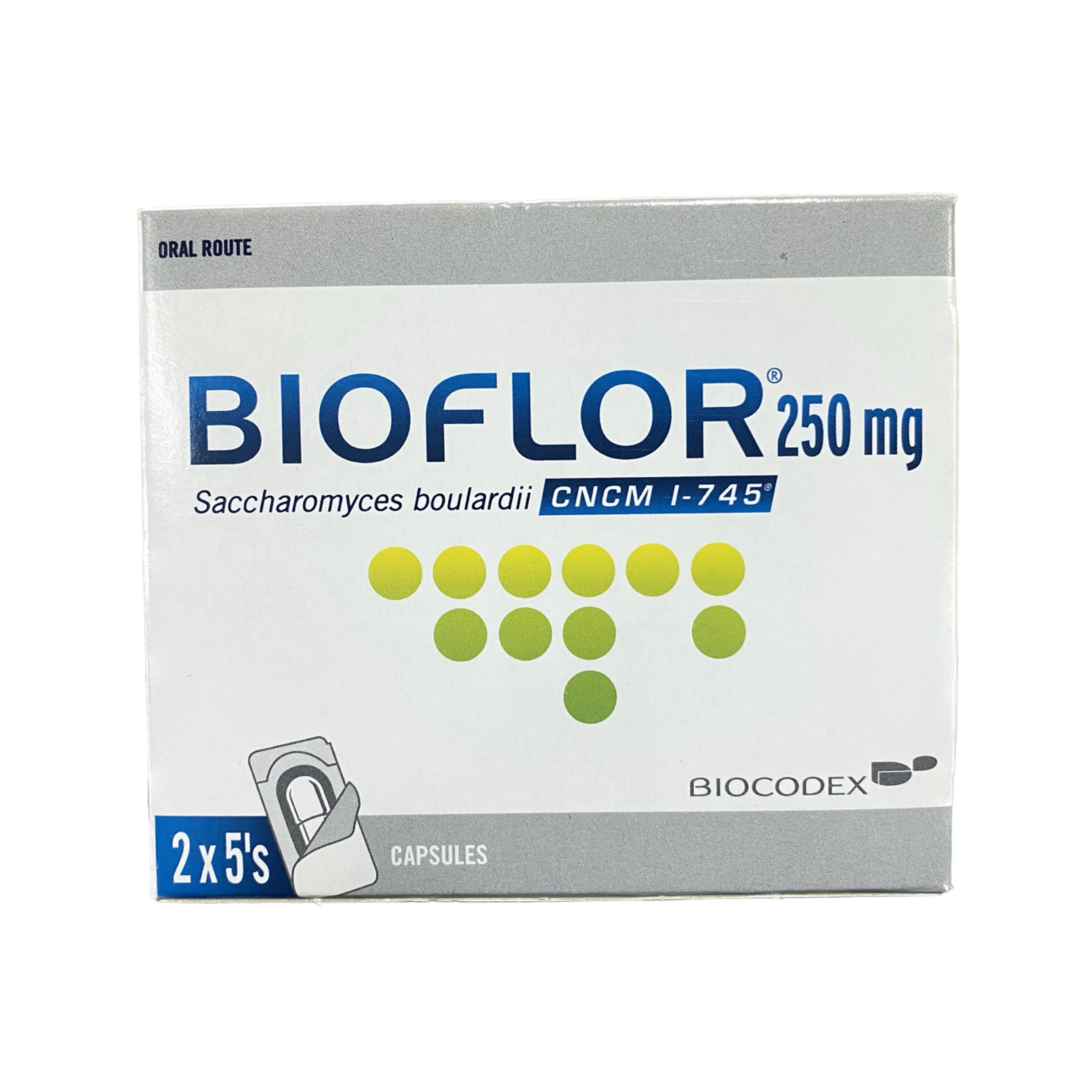 Bioflor capsule 250mg BIOCODEX (Box/10s) – บ้านยาชาลินน์ – Chalynn Pharmacy