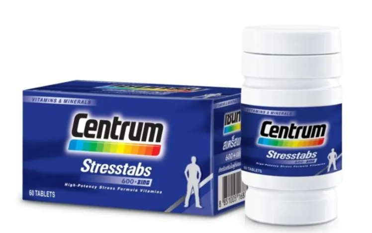 Centrum Stresstabs 600 + Zinc HALEON (Bottle/60s) – บ้านยาชาลินน์ ...