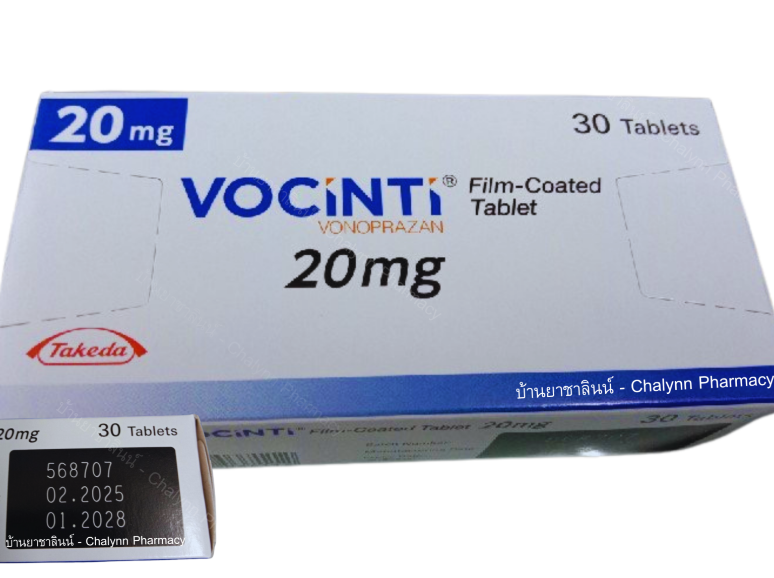 VOCINTI 20 MG TAKEDA (Box/30’s) – บ้านยาชาลินน์ – Chalynn Pharmacy